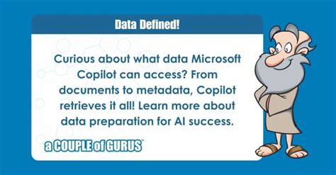 Data Microsoftcopilot Aiassistance Techinsights A Couple Of Gurus