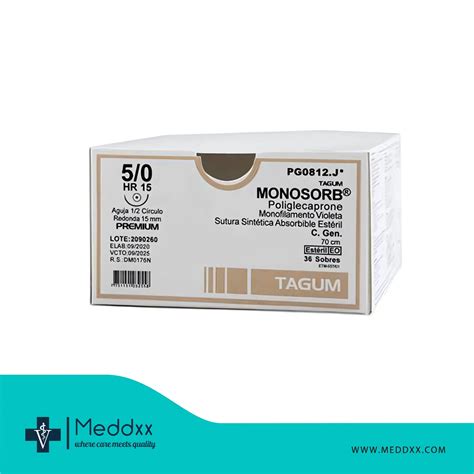 Poliglecaprone Absorbable Suture Meddxx