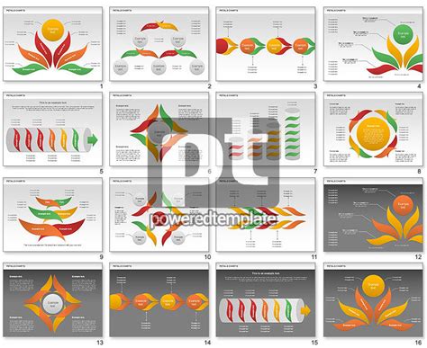 Diagram Daun Untuk Presentasi Powerpoint Download Sekarang 01113