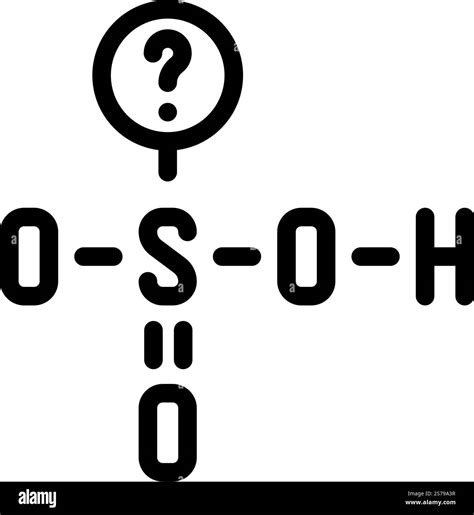 Science Molecular Structure Line Icon Vector Science Molecular