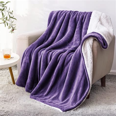 Bedelite Sherpa Fleece Throw Blankets Twin Size 480gsm