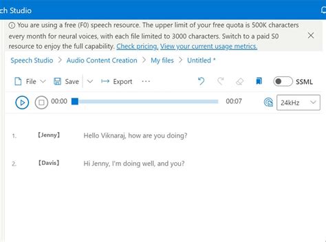 Deploying Text To Speech Service Using Azure Cognitive Services