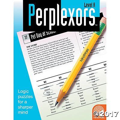 MindWare Perplexors Level A Logic Puzzles