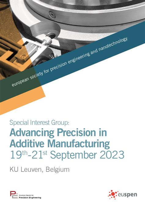 Book Conference Proceedings On Advancing Precision In Additive Manufacturing 2023 Euspen