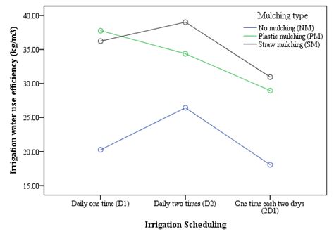 Effect Of Irrigation Scheduling And Mulching On Irrigation Water Use