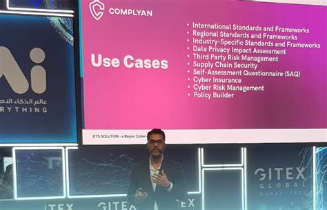 Shah Sheikh Led A Session On Automating Cybersecurity Compliance With Complyan At Gitex Global