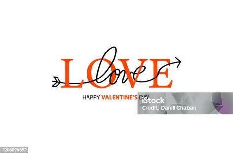 흰색 배경 벡터 일러스트에 고립 된 해피 발렌타인 데이 문자 선물 엽서 인쇄 배너 웹을위한 손으로 그린 구성 인사로맨틱 한 디자인 기호 태그 라인을 사랑 합니다 0명에 대한