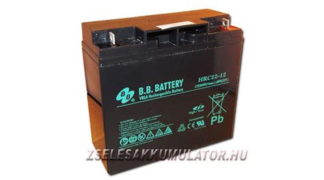 BB Battery 12V 22Ah Zselés akkumulátor