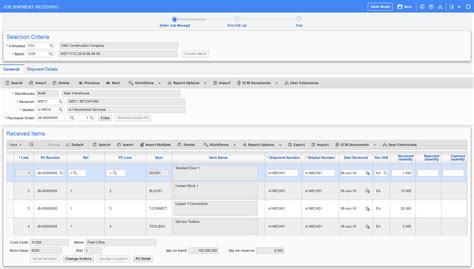 Purchase Order Importing Po Receipts