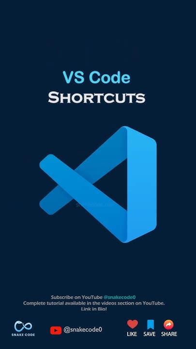 Vs Shortcuts Vscode Codetips Developer Programming Webdevelopment