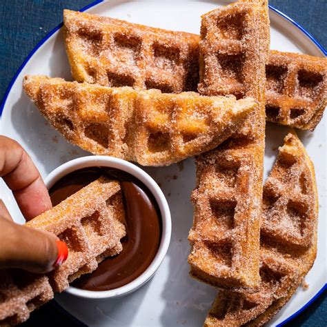 Churro Style Waffles Americas Test Kitchen