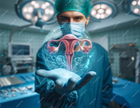 premium photo doctor in operating room and reproductive system