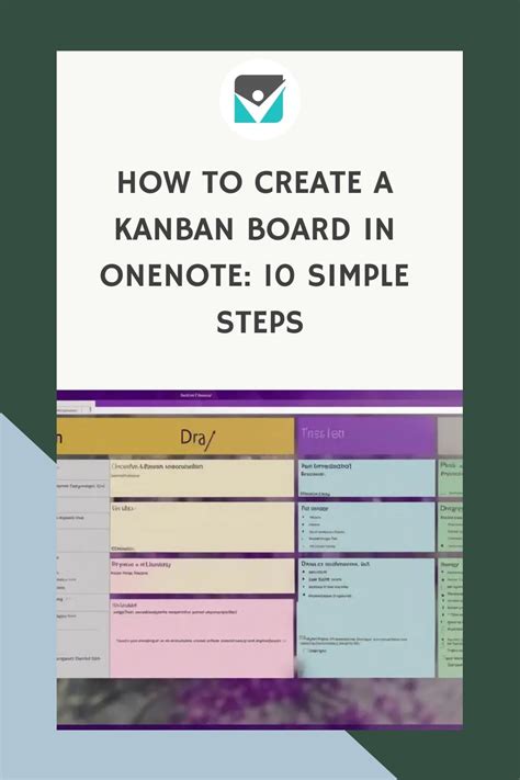 How To Create A Kanban Board In OneNote Simple Steps In Kanban Kanban Board
