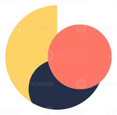 A Vibrant Abstract Design Featuring Overlapping Circles In Shades Of