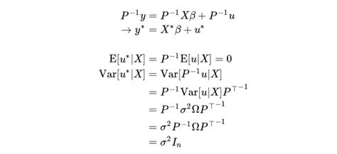 generalized least squares gls estimator ibkr quant