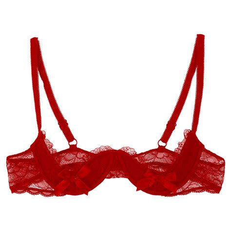 Womens Lace 14 Cups Shelf Bra Tops Padded Push Up Underwire Bralette