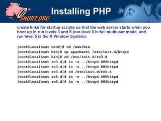 Intrusion Detection System Using Snort Ppt Programming Languages Computing