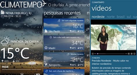 Climatempo Ótimo App De Previsão Do Tempo Para Windows Phone Windows Club