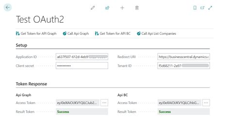 How To Get Access Token In Business Central Using Oauth2 Codeunit