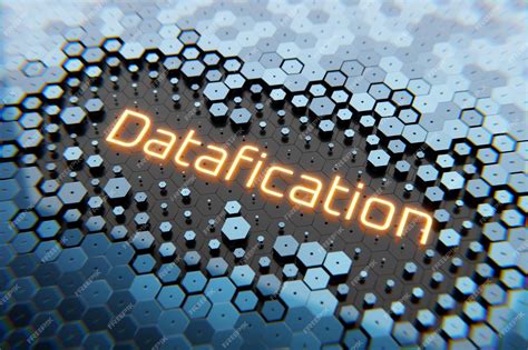 premium photo datafication concept of data collection and processing