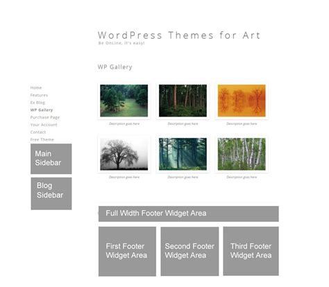 Wordpress For Artists Themes