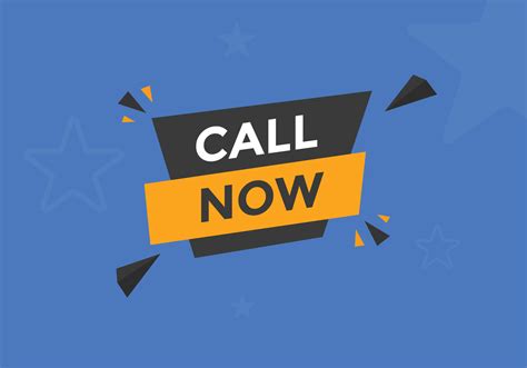 Call Now Text Button Web Button Template Call Now 8559287 Vector Art