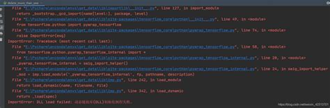 Windows10解决importerror Dll Load Failed A Dynamic Link Library Dll Initialization Routine
