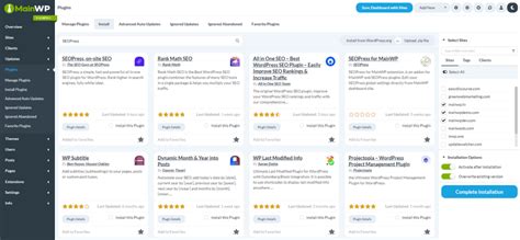 easy plugin manager for wordpress