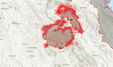 Glass Fire Grows To 36000 Acres Dozens Of Structures Confirmed Destroyed