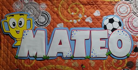 Personalized Name Mateo In Foam