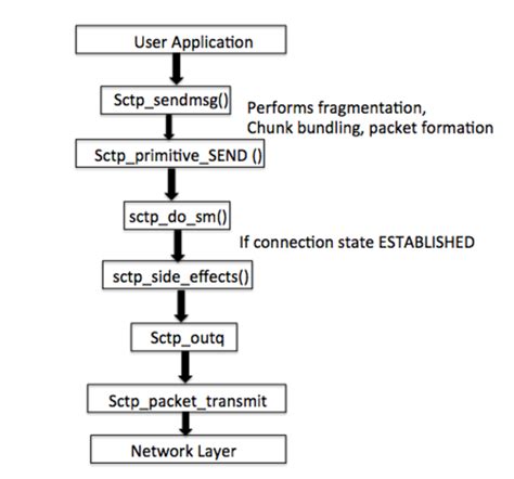 Sctp Packet Flow From User Space Download Scientific Diagram
