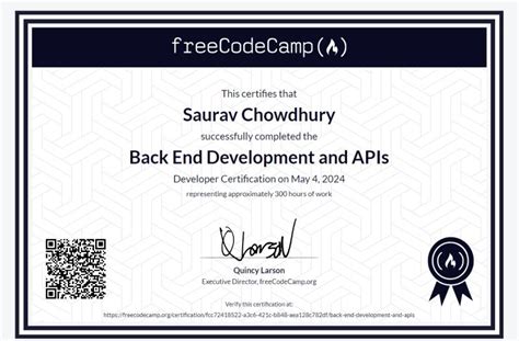 saurav chowdhury on linkedin freecodecamp backend mern