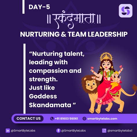 smart byte labs on linkedin 🌼 day 5 skandamata nurturing and team