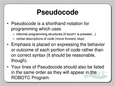 Robotc For Cortex Teacher Training Ppt Download