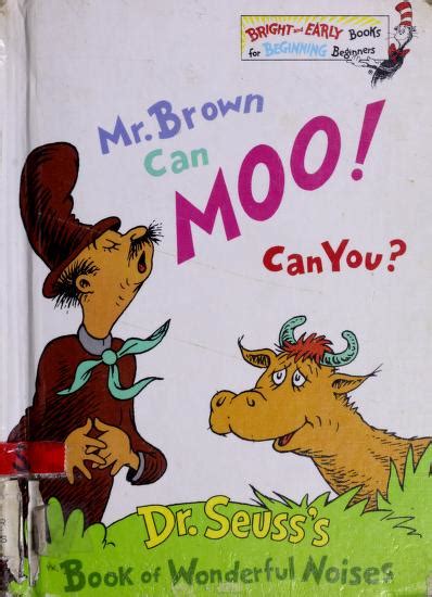 Mr Brown Can Moo Can You 1970 Edition Open Library