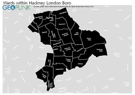 Map And Details For London Borough Of Hackney Local Authority