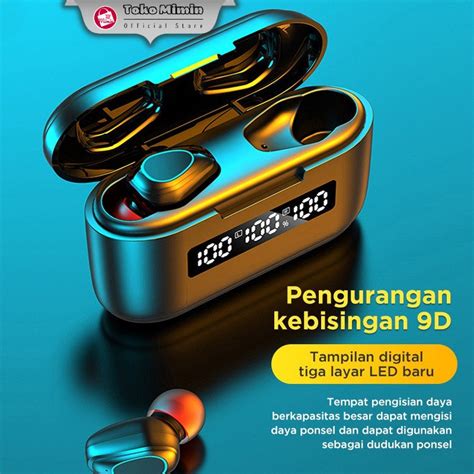 Jual Earphone Headset Tanpa Kabel Koneksi Bluetooth Seri Earbud TWS G Shopee Indonesia