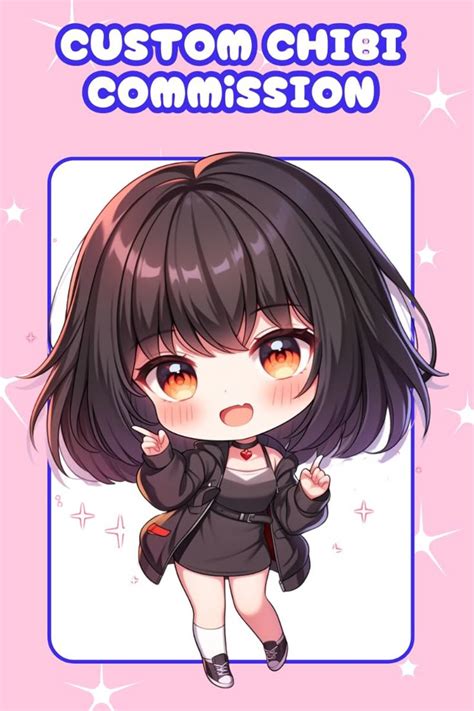 Custom Chibi Cute Chibi Twitch Chibi Art Chibi Emotes Custom Chibi