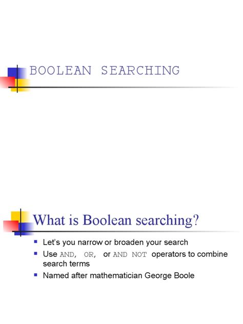 Boolean Searching Powerpoint Pdf