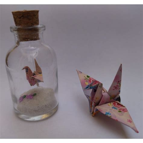 Mini Tsuru No Vidrinho Imã De Geladeira Tsuru Shopee Brasil