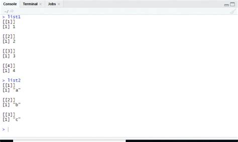 Difference Between List List1 List2 And C List1 List2 In R Edureka