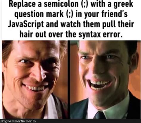 syntax error