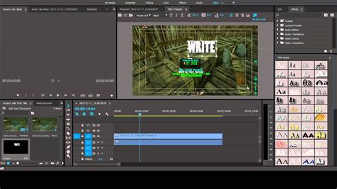 How To Add Text In Adobe Premiere Pro CC YouTube