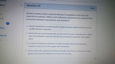 Genetic Variation Leads To Genetic Diversity In Populations And Is The Ra