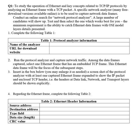 Solved Q To Study The Operation Of Ethernet And Key Chegg