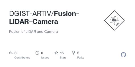 GitHub DGIST ARTIV Fusion LiDAR Camera Fusion Of LiDAR And Camera