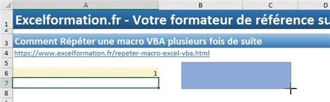comment lancer une macro vba plusieurs fois de suite sur excel excel
