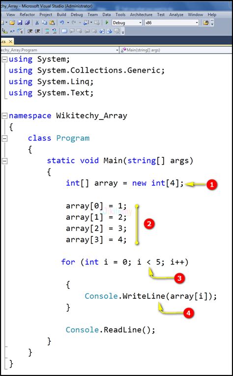 C Array By Microsoft Award Mvp C C Tutorial C Net Learn In Sec Wikitechy