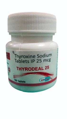 Thyroxine Sodium Tablets Ip25mcg Thyrodeal 25 At Rs 60bottle