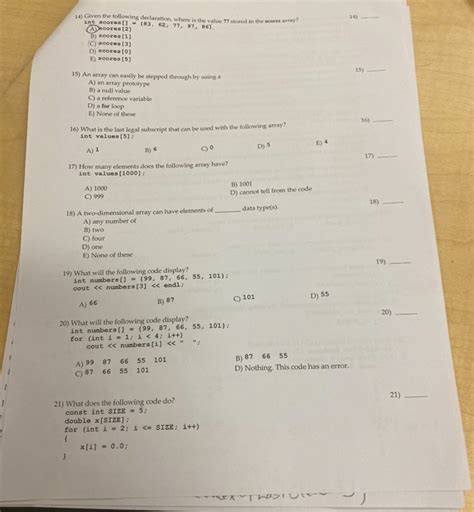Solved Given The Following Declaration Where Is The Chegg